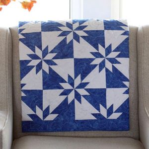 Electric Hunter Star Quilt Pattern - Love Quilting Online