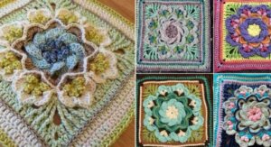 Tropical Delight Crochet Square - Love Quilting Online