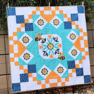 Busy Bee Garden Quilt, perfect for your room and your decor!!