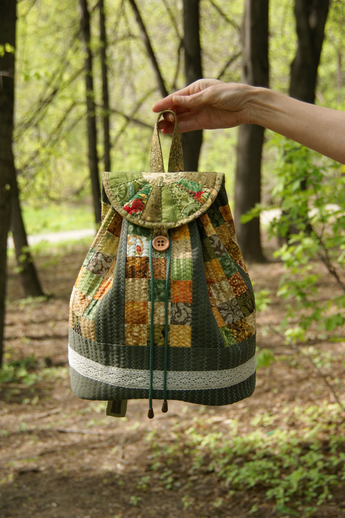 Quilted Drawstring Backpack Tutorial - Love Quilting Online
